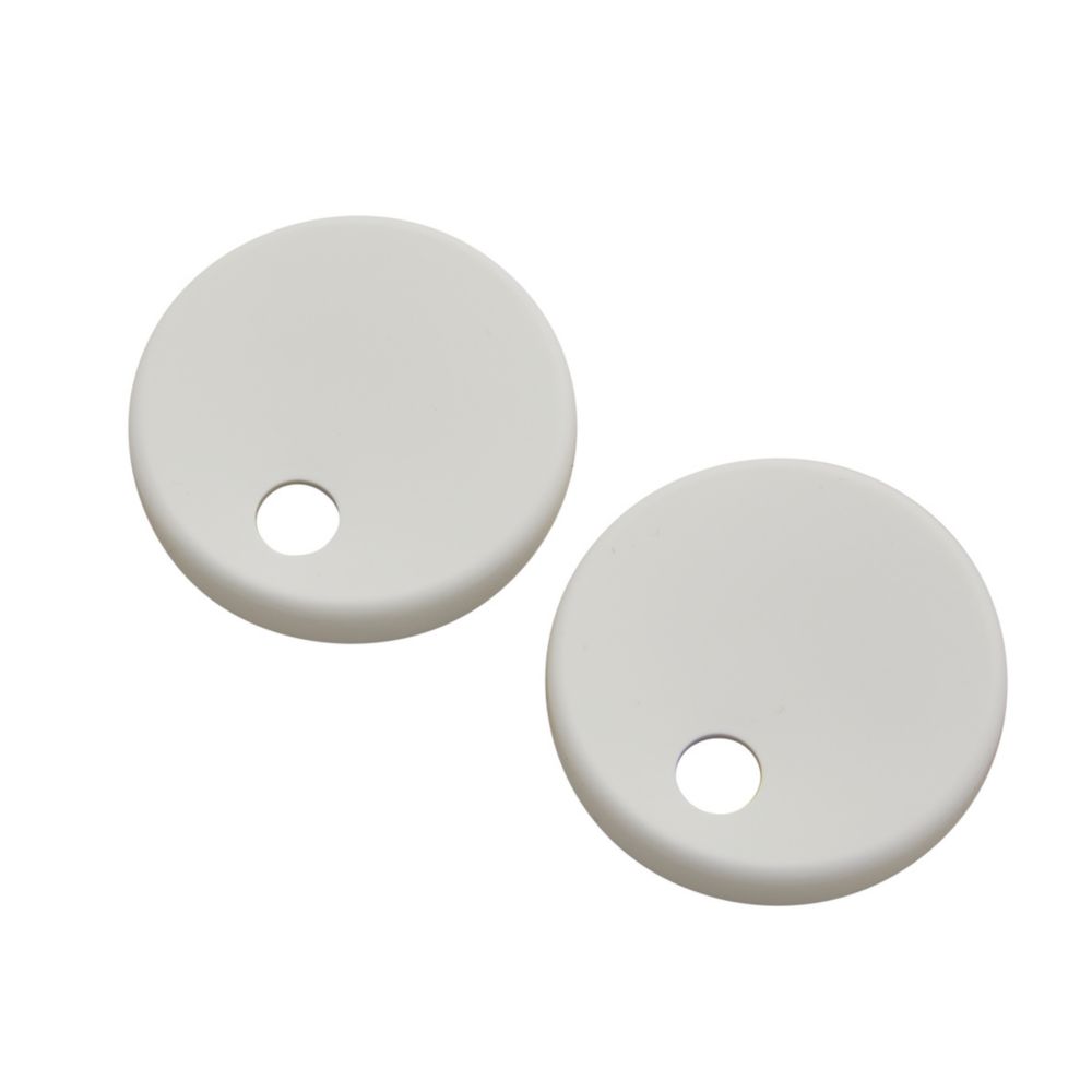 Highlife Bathrooms WC Seat Hinge Cover Caps 2 Pack - Screwfix