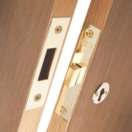 ERA 3 Lever Brass Mortice Deadlock 76mm Case - 56mm Backset - Screwfix