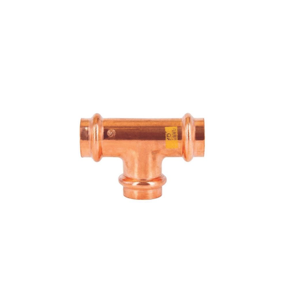 Instantor Copper Press-Fit Equal Gas Tee 3/4" - Screwfix