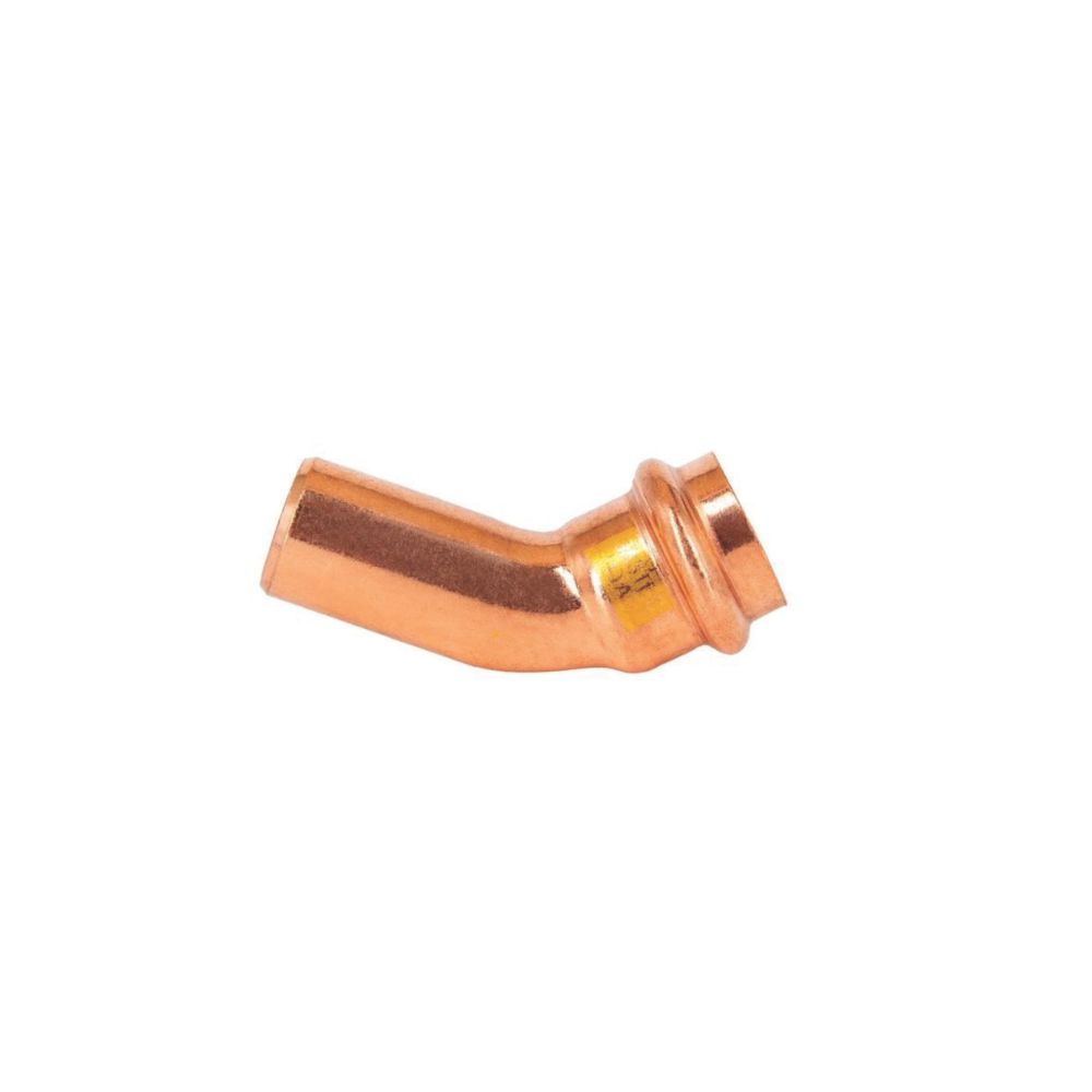 Instantor Copper Press-Fit Equal 45° Gas Obtuse Street Elbow 1/2 ...