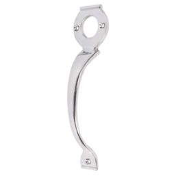GateMate Classic Long Throw Lock Pull Handle Chrome-Plated - Screwfix