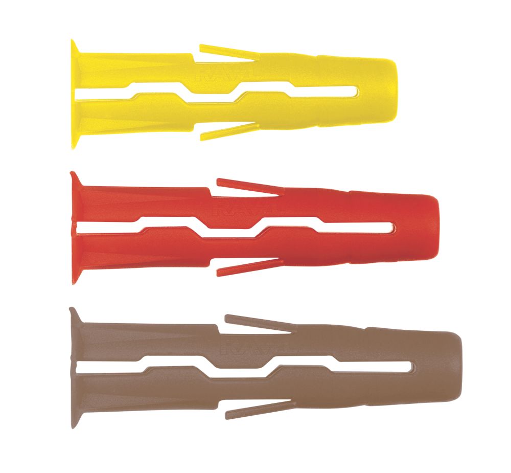 Rawlplug Uno Mixed Wall Plugs 144 Pieces - Screwfix