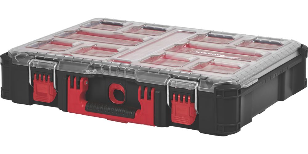 Milwaukee Packout Organiser Case 19 3/4" x 15" - Screwfix