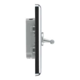 LAP 20A 16AX 2-Gang 2-Way Toggle Switch Polished Chrome - Screwfix