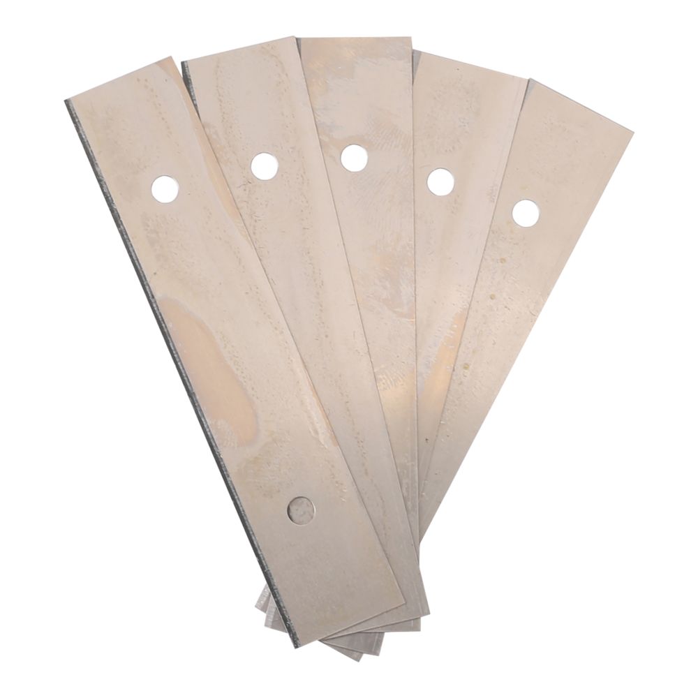 Window Scraper Blades 95mm 5 Pack - Screwfix