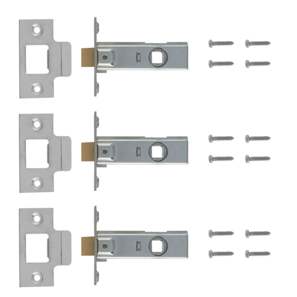 ERA Zinc 188-33 Tubular Mortice Latches 64mm Case - 45mm Backset 3 Pack ...