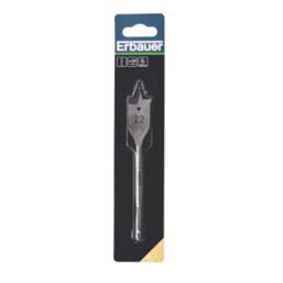 Erbauer Hex Shank Flat Wood Drill Bit 22mm x 152mm - Screwfix