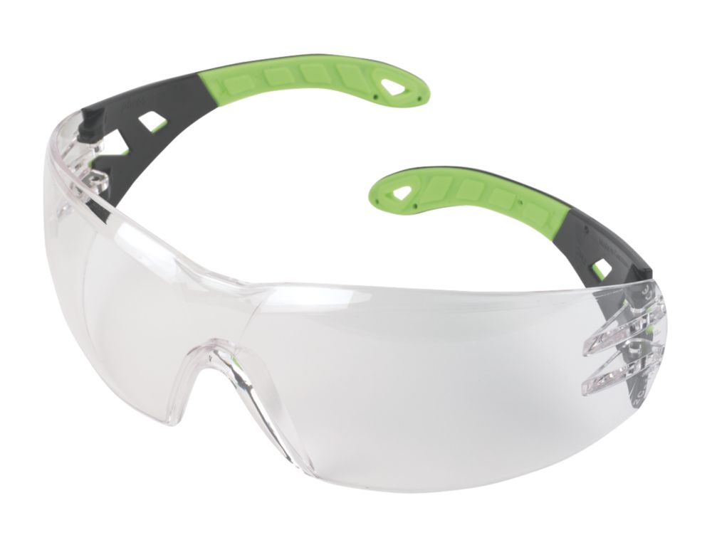 Uvex Pheos Clear Lens Sports Style Safety Specs | Safety Glasses ...