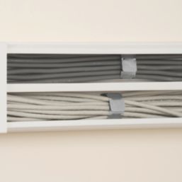 D-Line Safe-D50 U Clip Fire Rated Steel Cable Clips 50mm 50 Pack - Screwfix