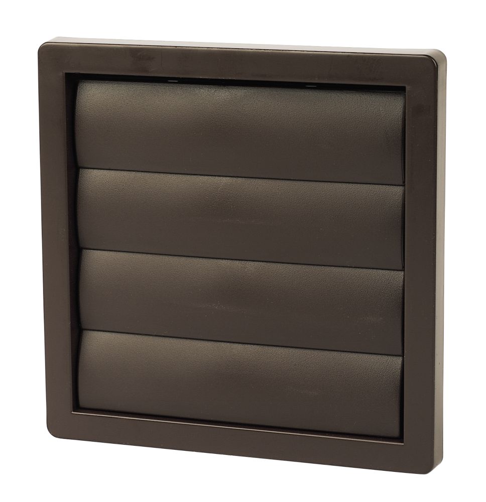 Manrose Flap Vent Brown 125mm x 125mm - Screwfix