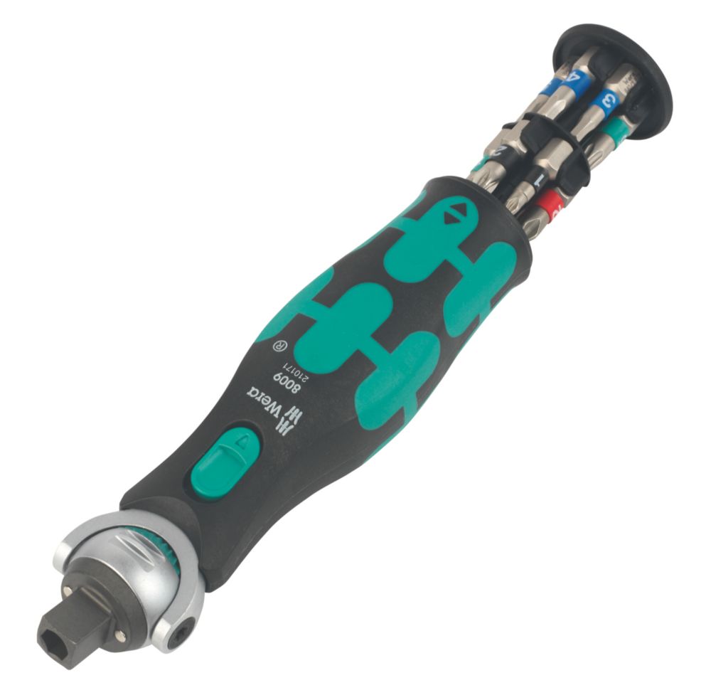 Wera 8009 Zyklop Pocket Interchangeable Screwdriver Set 13 Pieces ...
