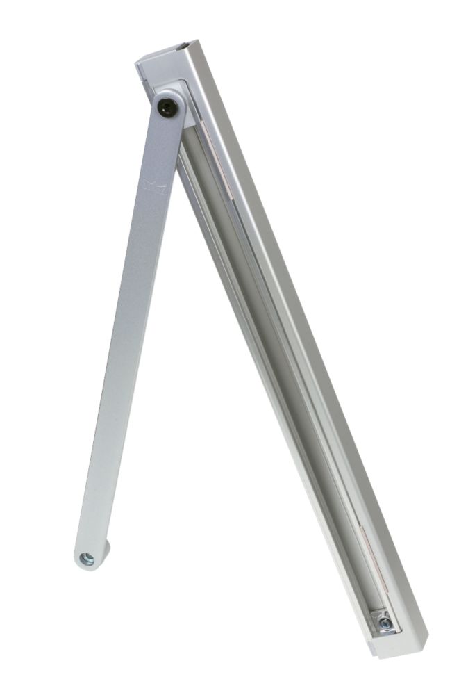 Fire Rated Overhead Slide Arm & Channel Silver - Screwfix