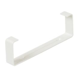 Manrose Rectangular Flat Channel Clips White 204mm 2 Pack - Screwfix
