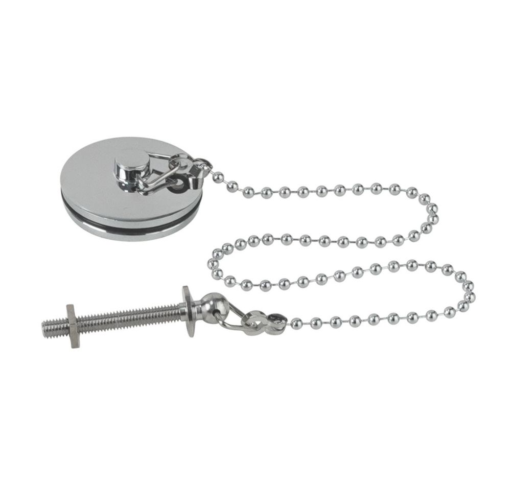 Flomasta Plug & Chain 16" - Screwfix