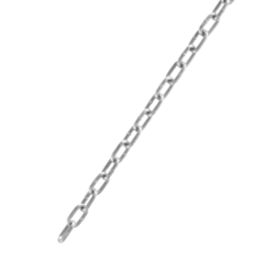 Essentials Side-Welded Zinc-Plated Short Link Chain 8mm x 10m - Screwfix