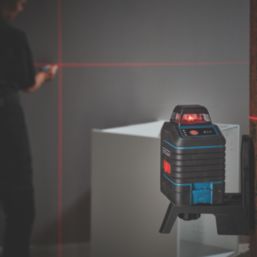 Erbauer Red Self-Levelling Cross-Line Laser Level - Screwfix
