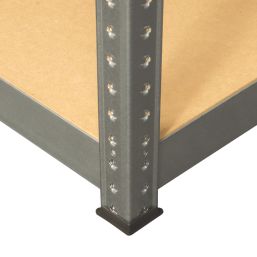 Essentials 5-Tier Metal Garage Shelving Unit 900mm x 450mm x 1800mm ...