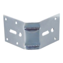 Essentials Angle Bracket Silver 75mm x 75mm x 55mm - Screwfix