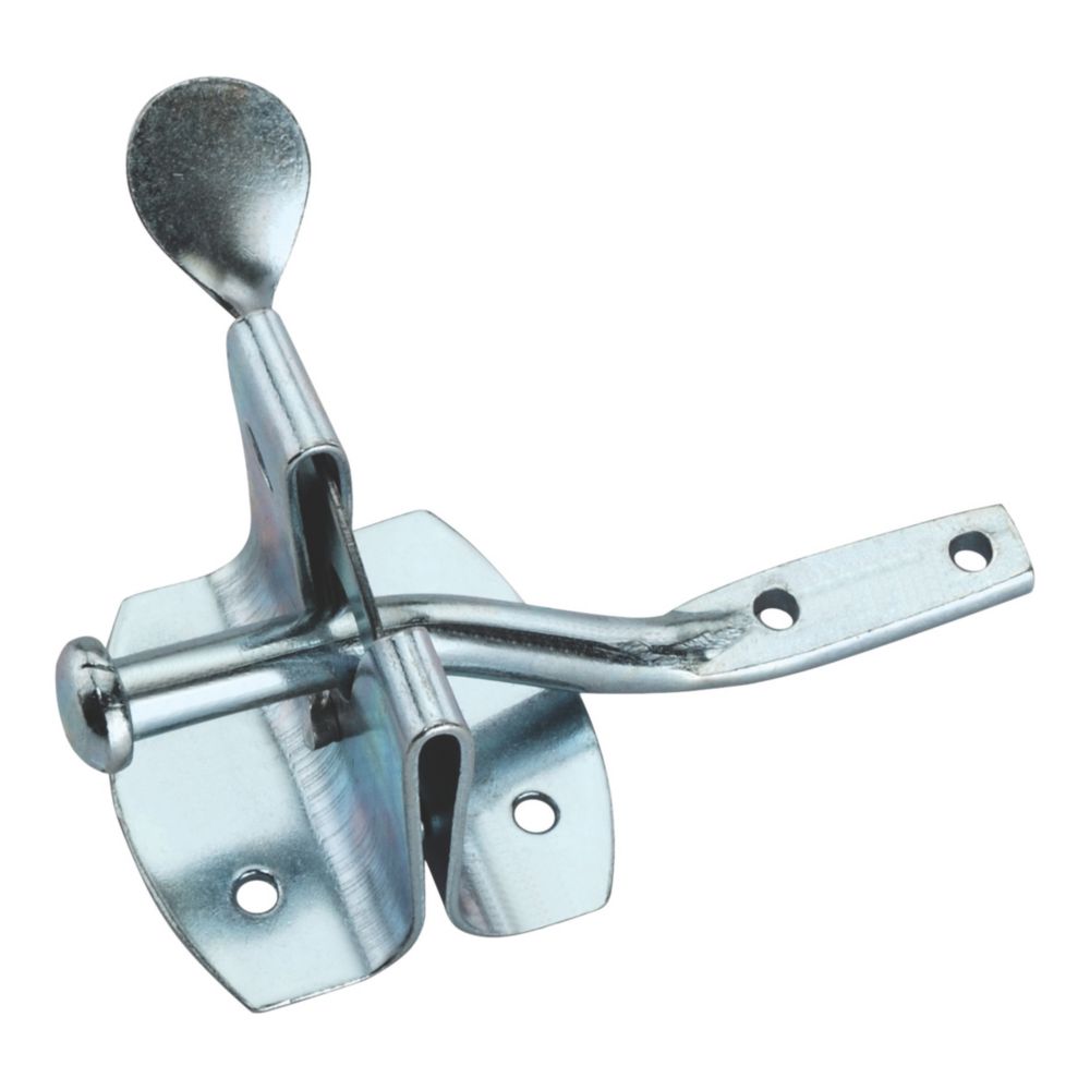 Smith & Locke Auto Gate Latch Silver 50mm - Screwfix