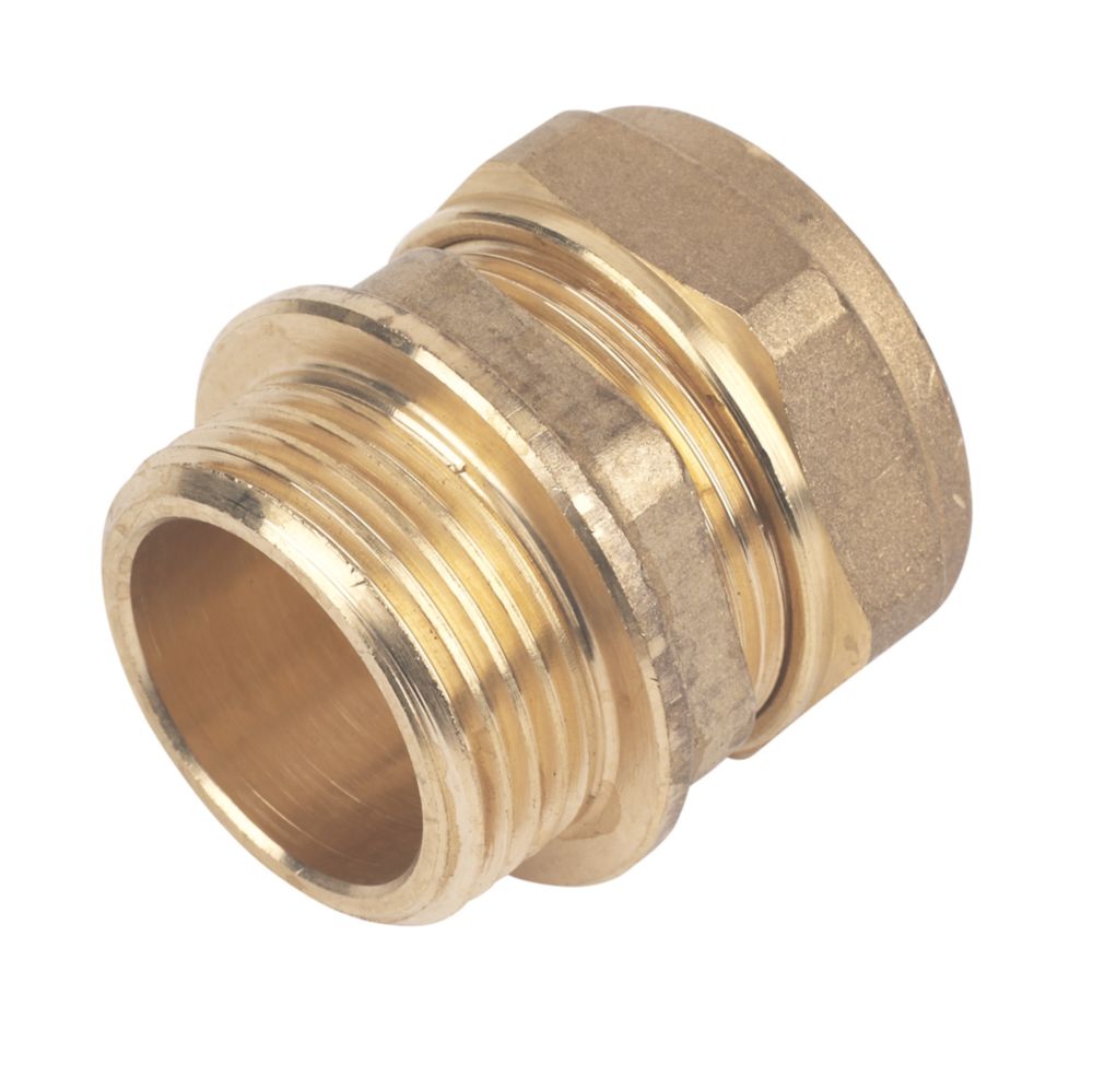 Flomasta Compression Adapting Male Coupler 28mm x 1" | Pipe Fittings ...