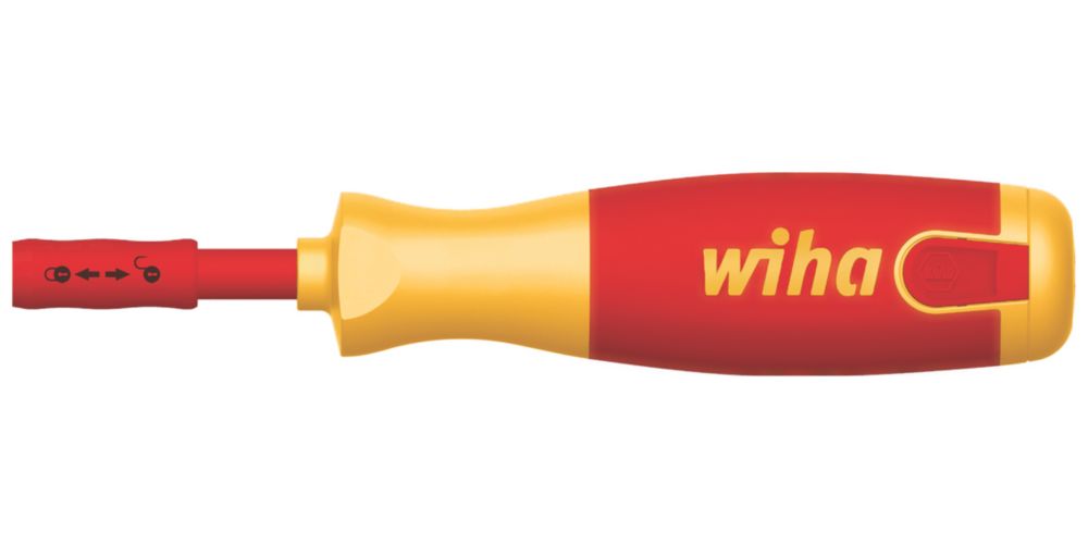 Wiha LiftUp VDE Screwdriver with Bit Magazine 7 Piece Set - Screwfix