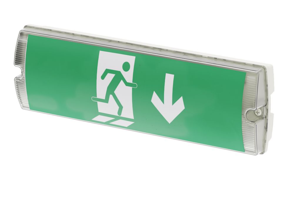 Lexco Indoor Maintained or Non-Maintained Emergency Rectangular LED ...