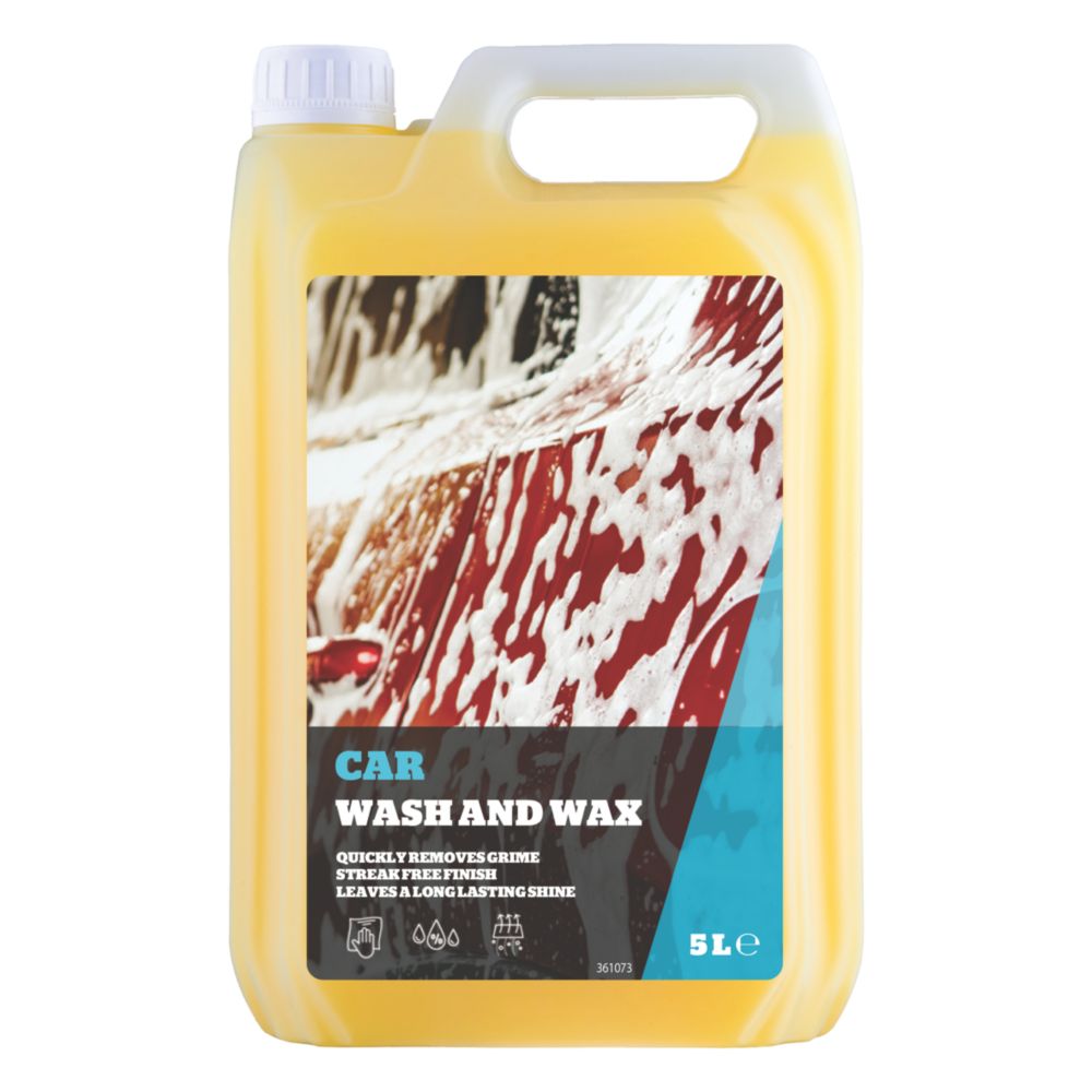 Essentials Car Wash & Wax Shampoo 5Ltr - Screwfix