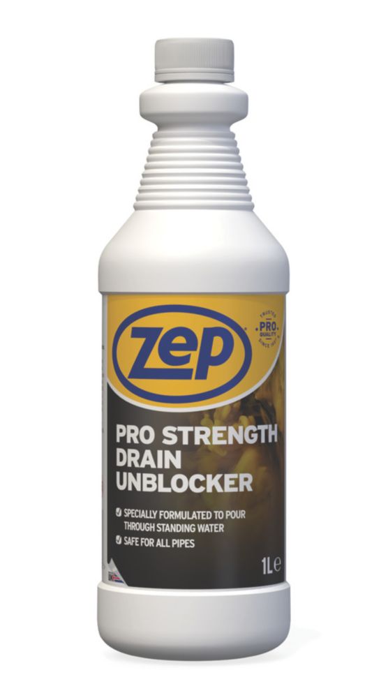 Zep Pro-Strength Drain Unblocker 1Ltr - Screwfix