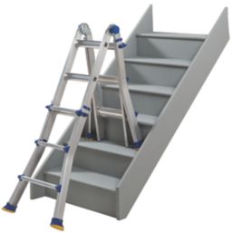 Werner Aluminium 2.94m Combination Ladder - Screwfix