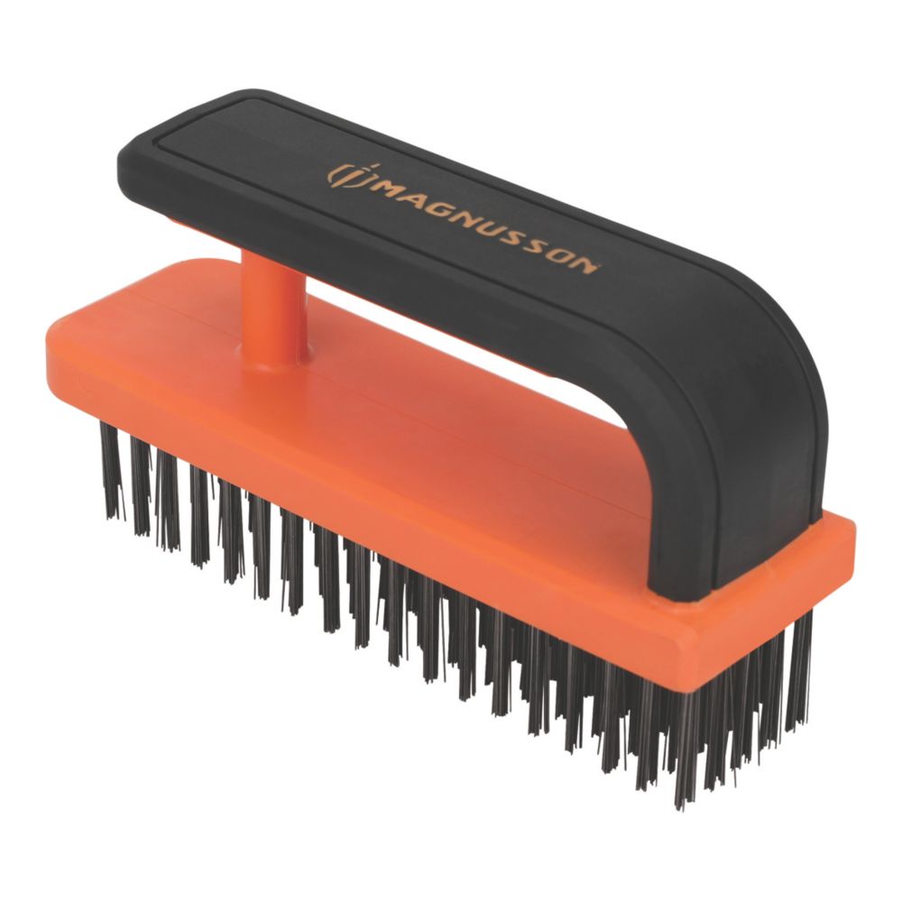 Magnusson Block Wire Brush - Screwfix
