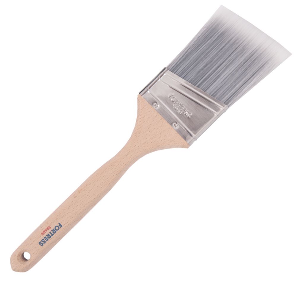 Fortress Trade Angled Sash Paint Brush 2.5" - Screwfix