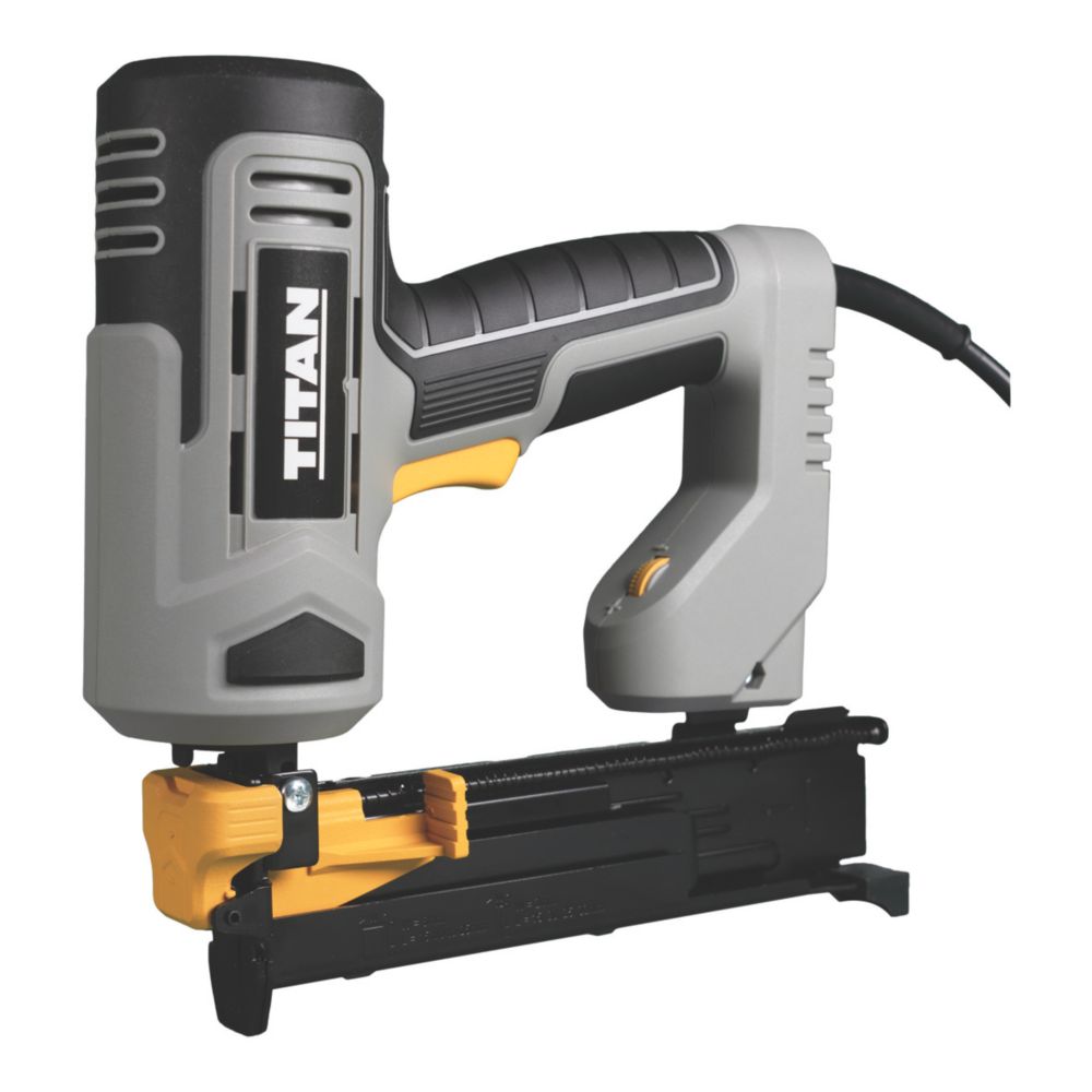 Titan TTB970NST 32mm Second Fix Electric Nail Gun Stapler 240V Screwfix