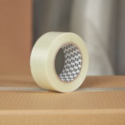 No Nonsense Packing Tape Clear 50m x 48mm - Screwfix