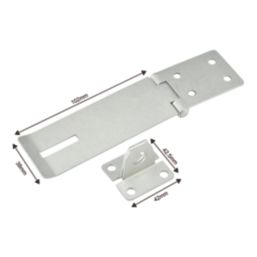 Smith & Locke Hasp & Staple Galvanised 102mm - Screwfix