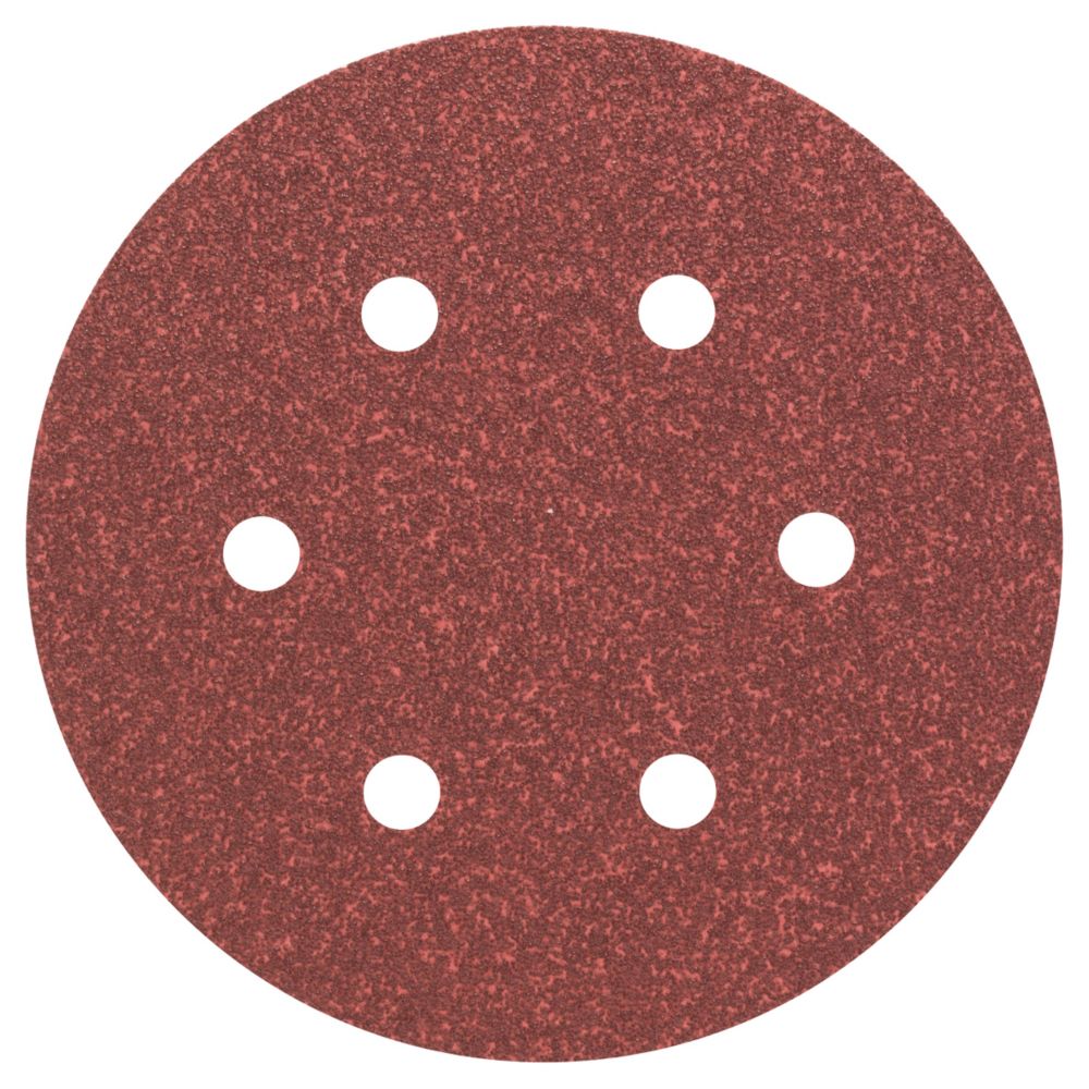 Bosch C430 60 Grit 6-Hole Punched Multi-Material Sanding Discs 150mm 5 ...