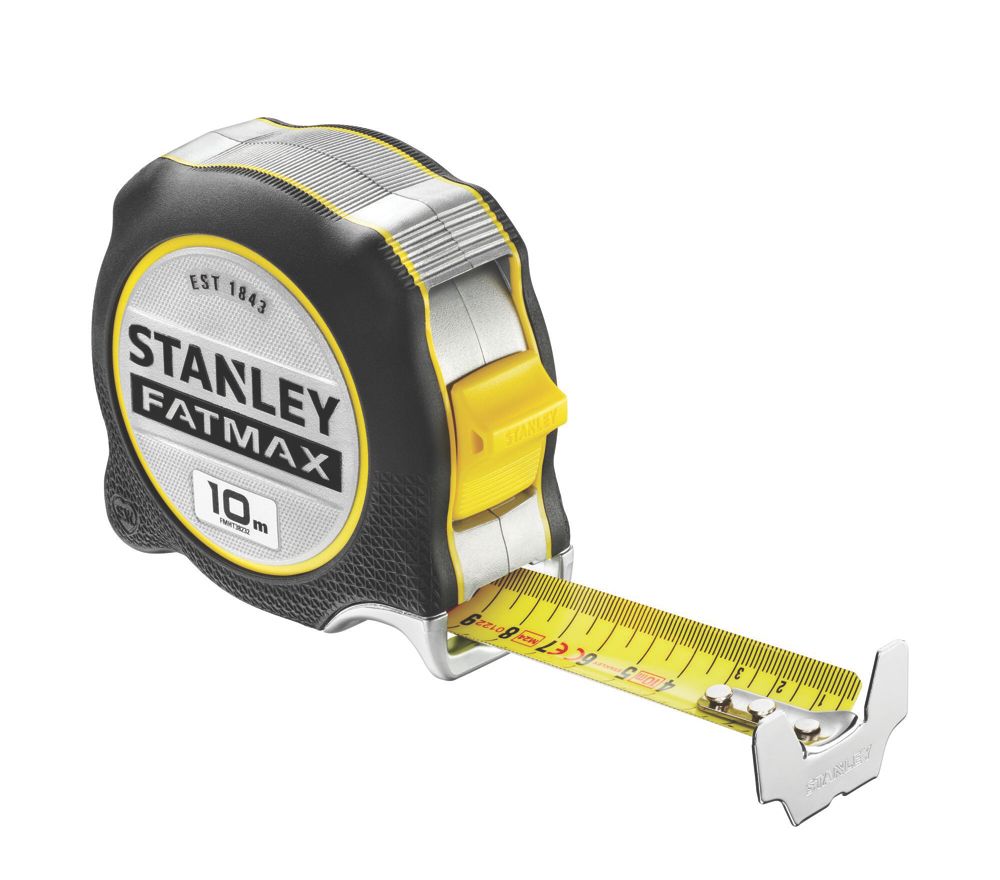 Stanley FatMax Xtreme 10m Tape Measure - Screwfix