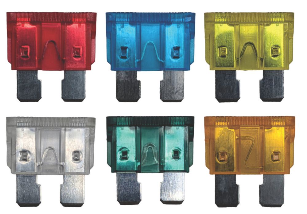 Pearl Automotive Assorted Standard Blade Auto Fuses 5-30A 90 Pieces ...