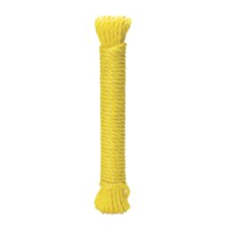 Essentials Twisted Rope Yellow 4mm x 10m - Screwfix
