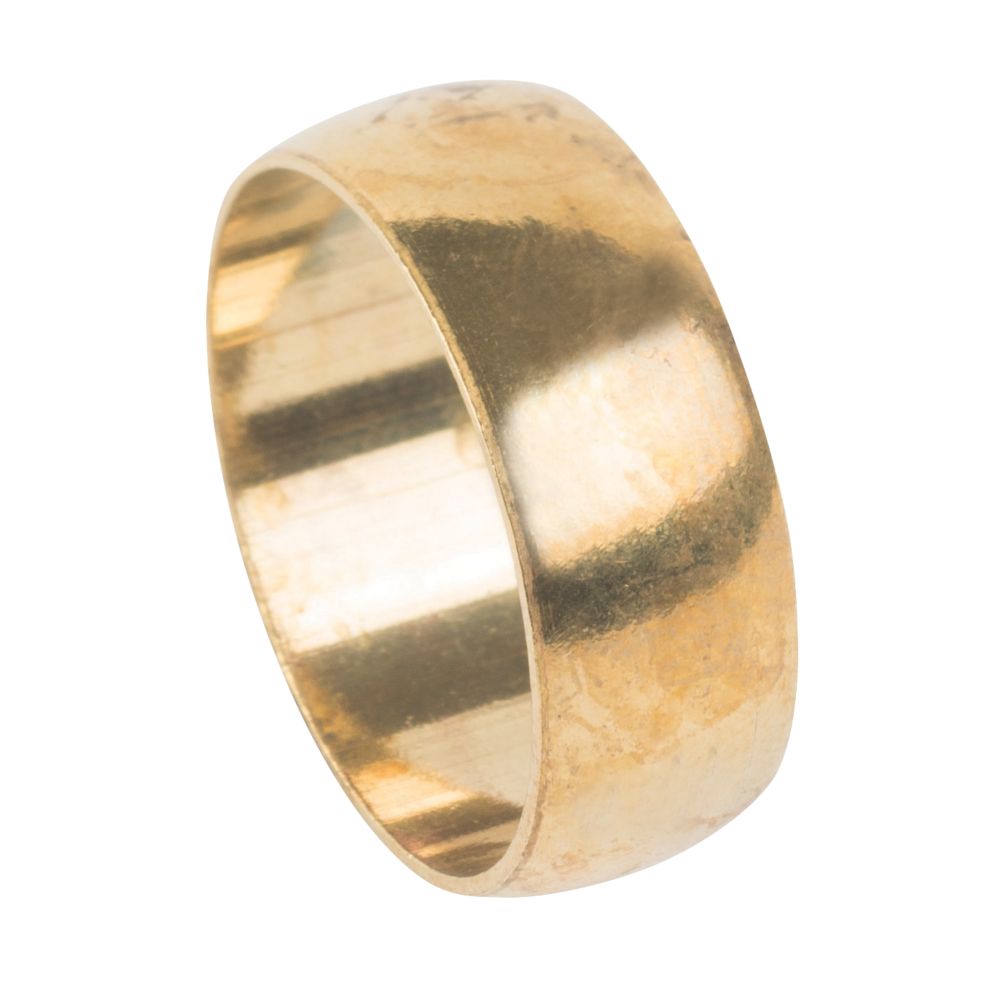 Midbrass Brass Compression Olives 3/4" 20 Pack - Screwfix