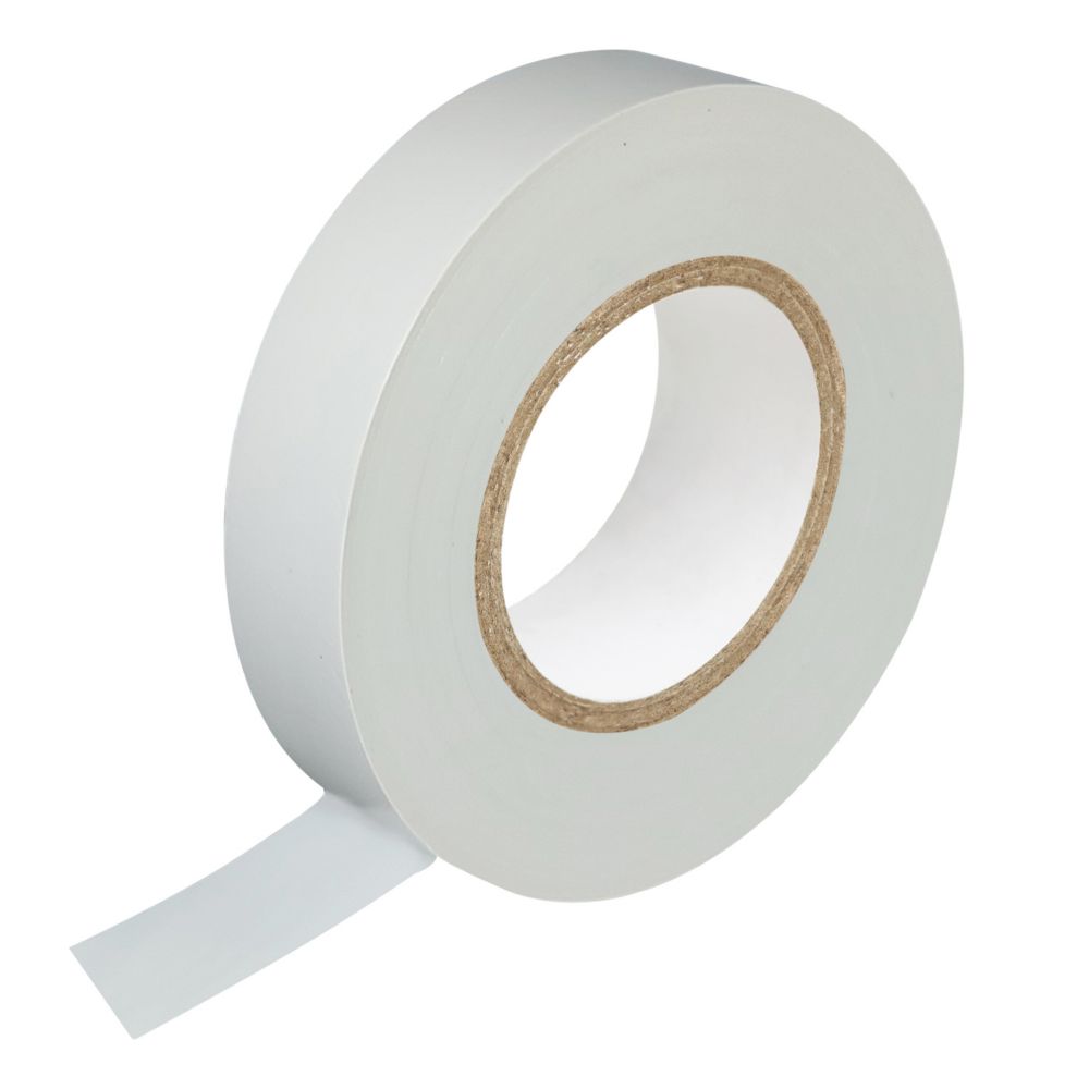 Pro-Fix Insulation Tape White 33m x 19mm - Screwfix