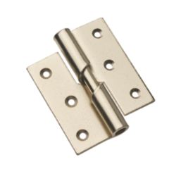 Smith & Locke Satin Nickel Rising Butt Hinges LH 75mm x 71mm 2 Pack ...