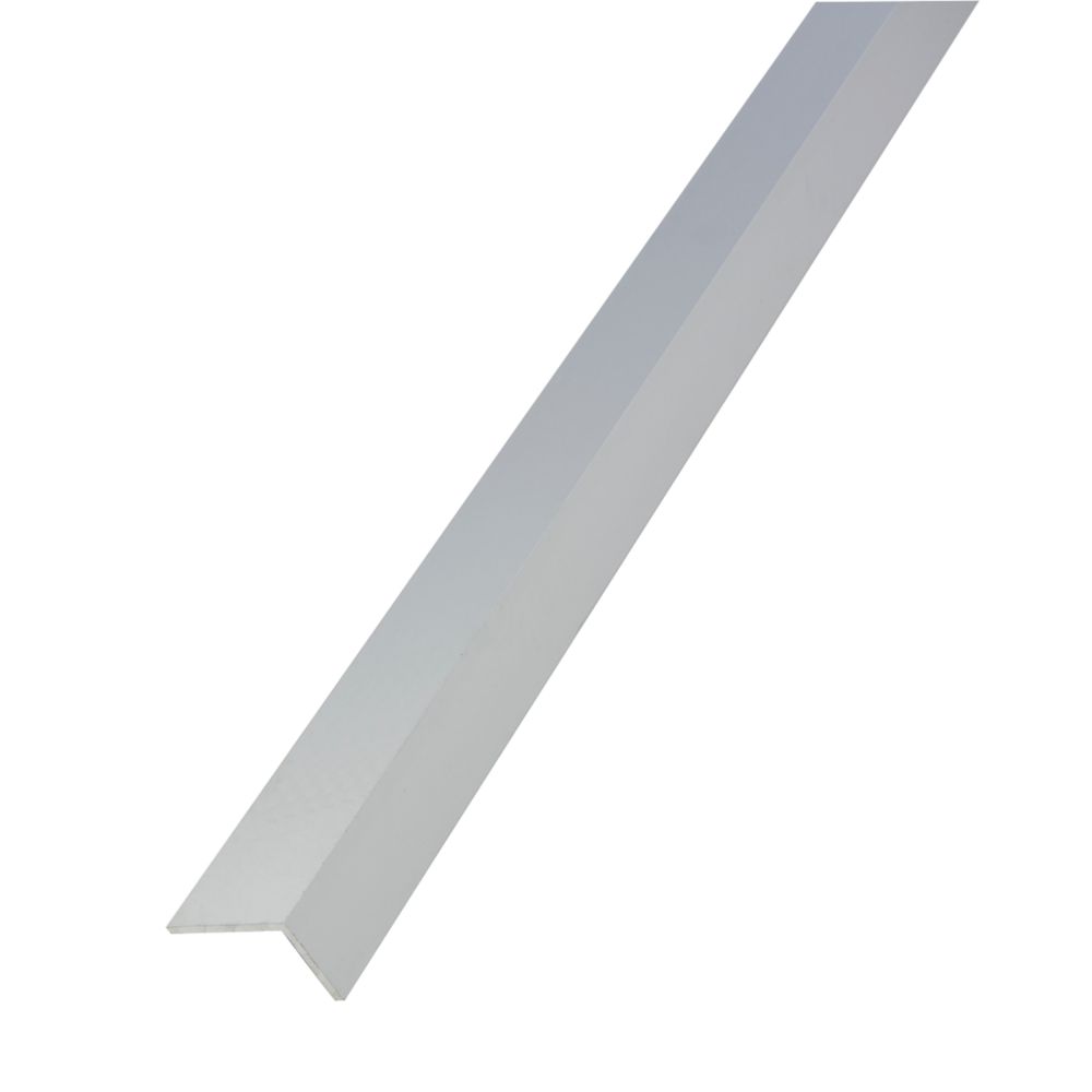 Rothley Anodised Aluminium Angle 1m x 20mm x 30mm - Screwfix