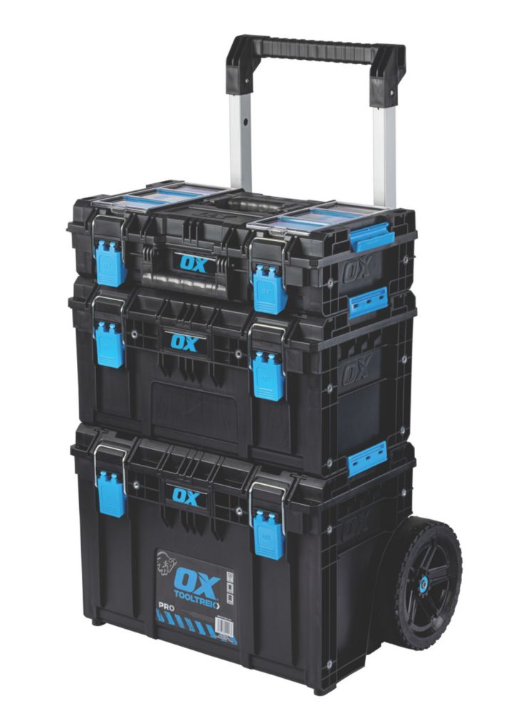 OX Pro Tooltrek Storage System 3 Pieces - Screwfix