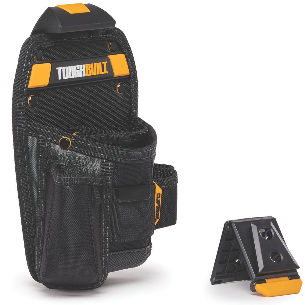 Toughbuilt ClipTech Universal Pouch with Utility Knife Pocket Black ...