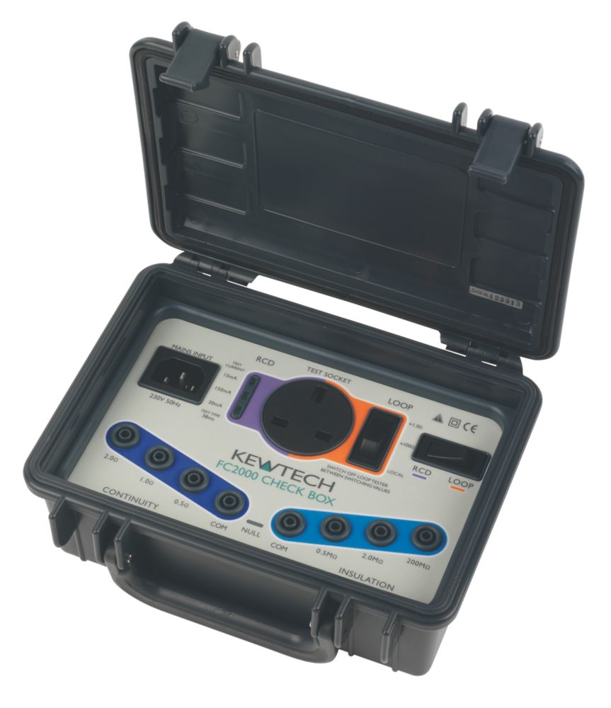 Kewtech FC2000/S Instrument Tester - Screwfix