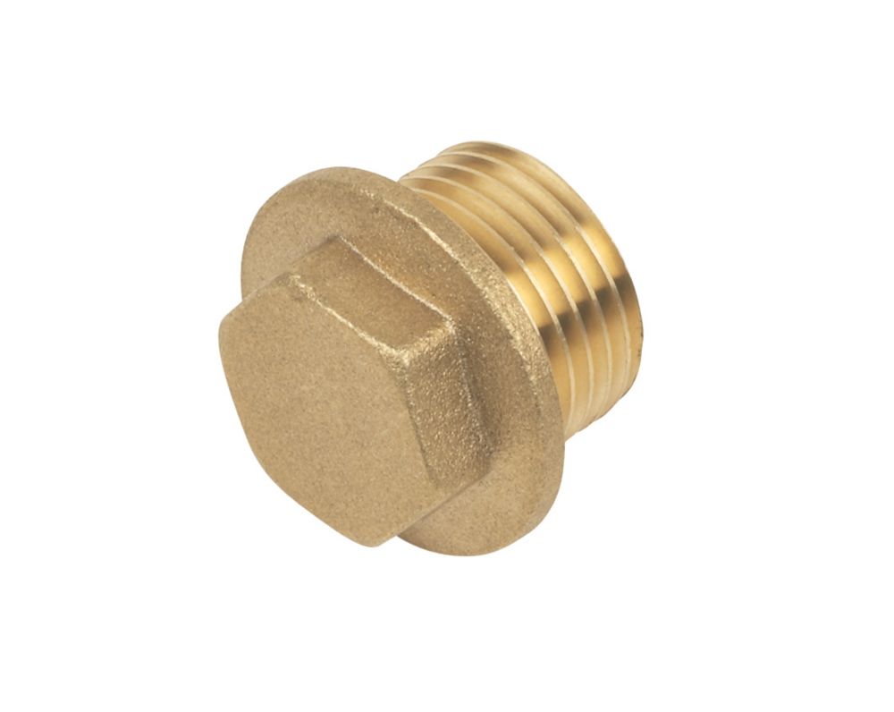 Flomasta Male Flanged Plug 1/2" x - Screwfix