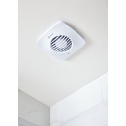 Xpelair DX100S 4" Axial Bathroom Extractor Fan White 220-240V - Screwfix