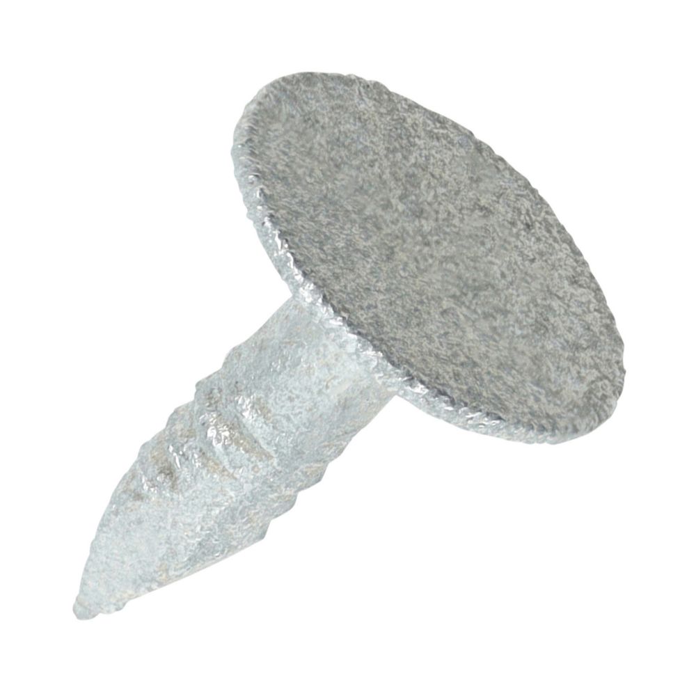 Timco Extra Large Head Clout Nails Galvanised Silver 3mm x 13mm 1kg ...