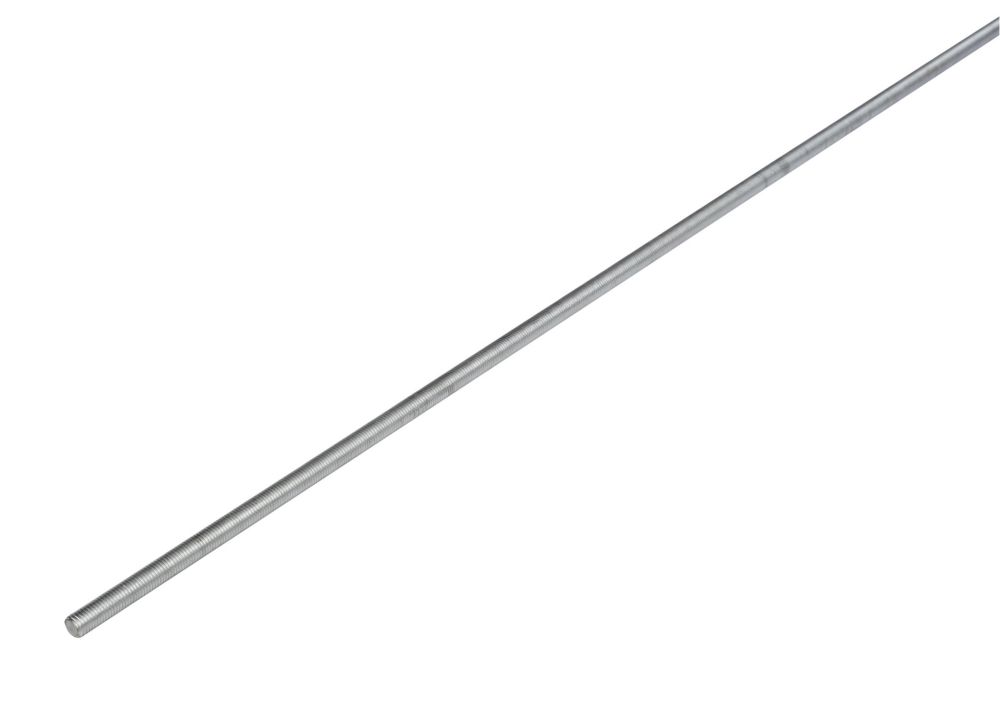 Easyfix BZP Steel Threaded Rods M12 x 1000mm 5 Pack - Screwfix