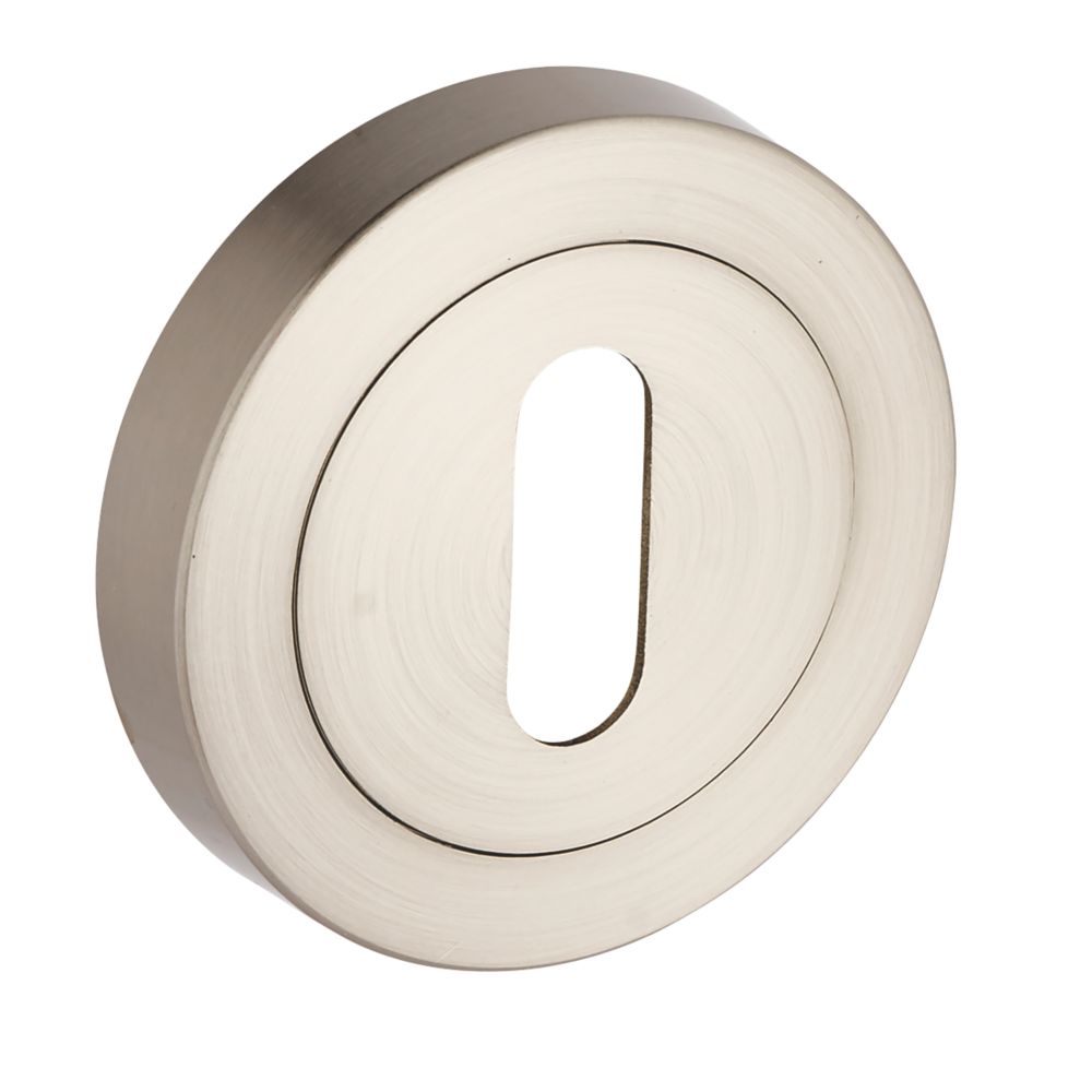 Smith & Locke Standard Escutcheon (Single) Brushed Nickel 50mm - Screwfix